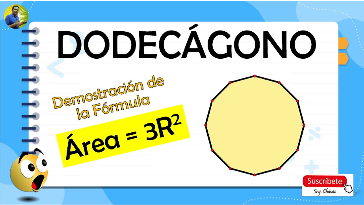 😎 📚 ¡FÓRMULA DEL ÁREA DEL DODECÁGONO! - Demostración (#matemáticas)📒 ️ ...