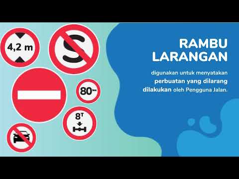 JENIS-JENIS RAMBU LALU LINTAS || KEMENHUB RI - YouTube