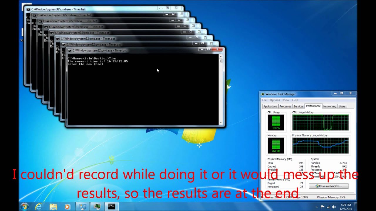 Windows 7 Themes Speed Test Aero vs Basic vs Classic (advance) - YouTube