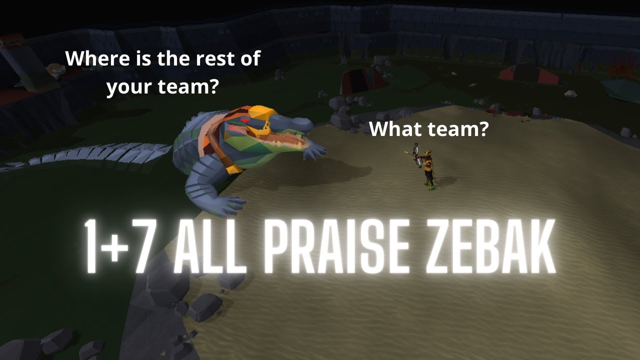 All Praise Zebak, but I got 7 spectators - YouTube