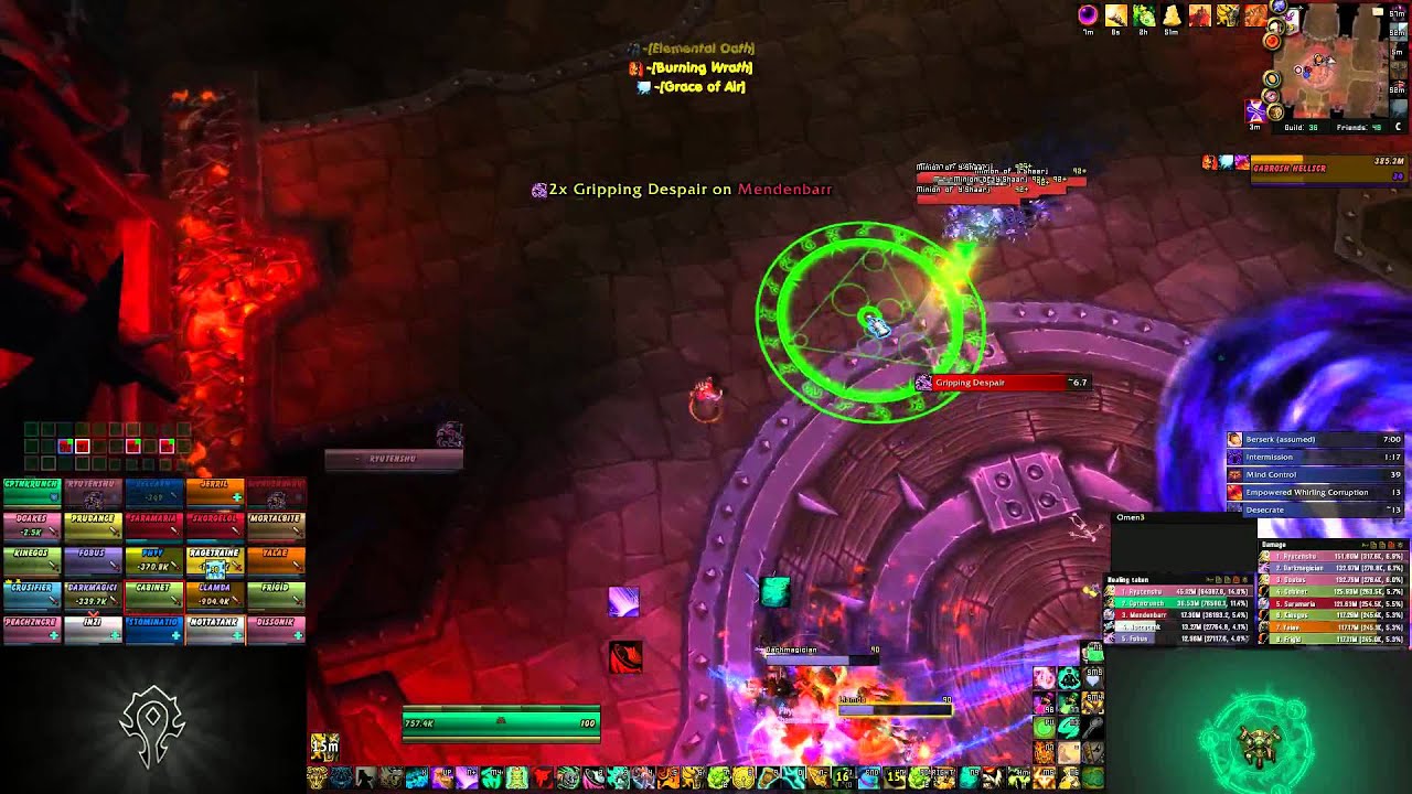 Divide Horde 25m Garrosh Normal Kill (Brewmaster PoV) - YouTube