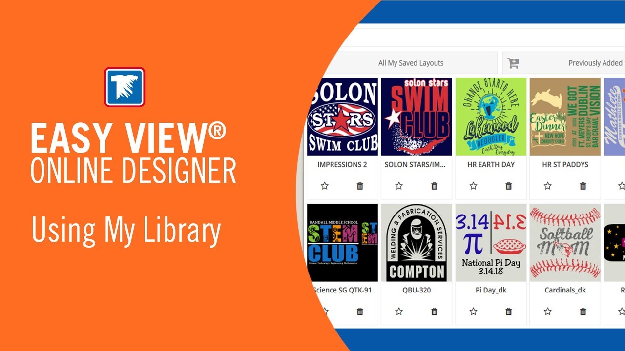 Using The My Library in Easy View® - YouTube