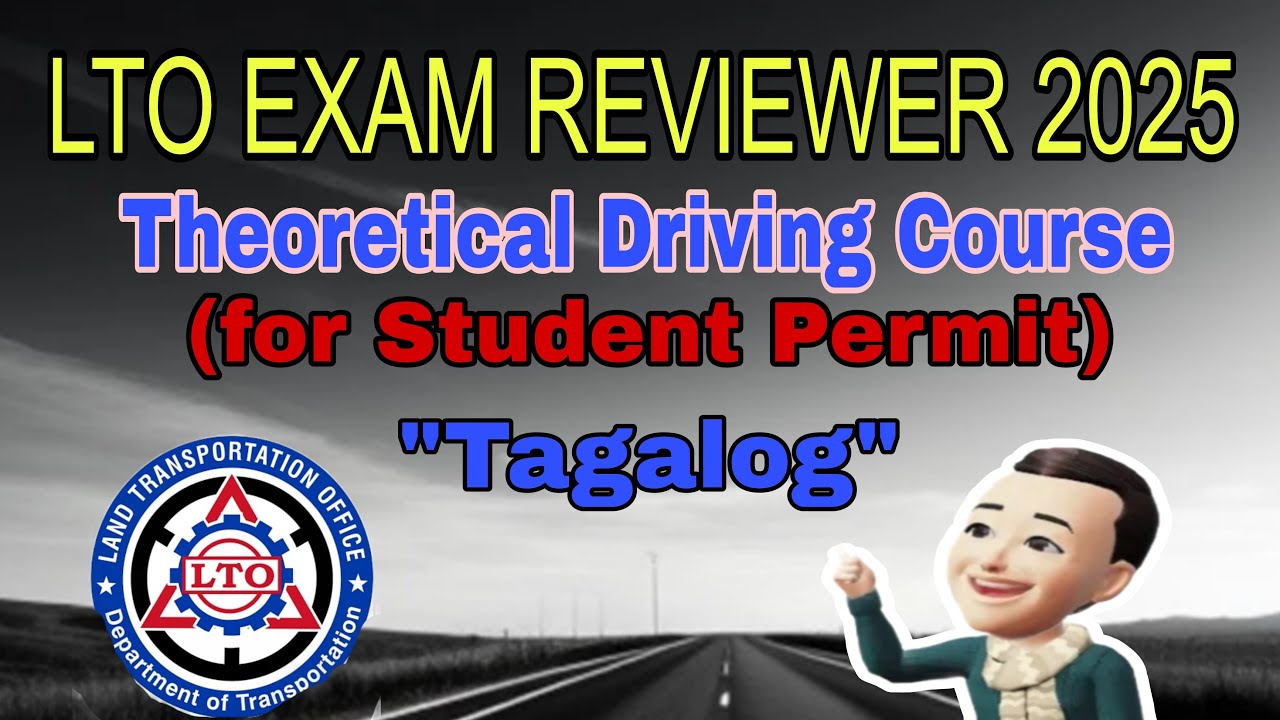 LTO TDC EXAM REVIEWER 2025 (THEORETICAL DRIVING COURSE FOR STUDENT ...
