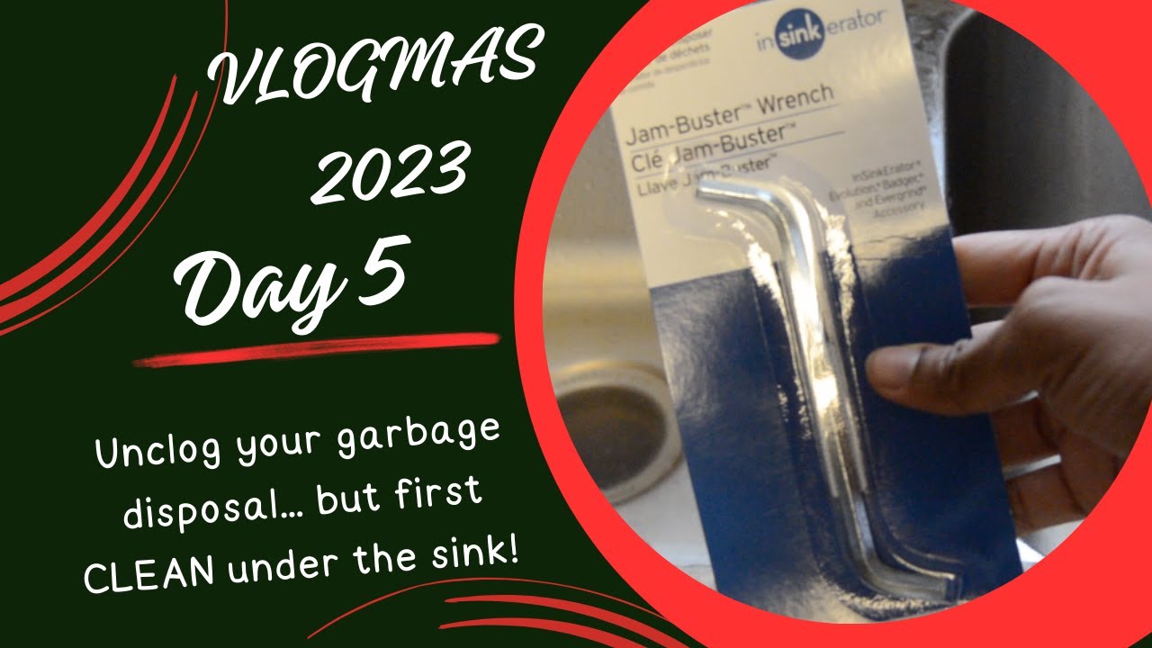 Jam Buster for Clogged Garbage Disposal | Vlogmas Day 5 - YouTube