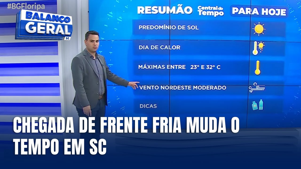 Central do Tempo - Santa Catarina terá virada no tempo com chuva e ...