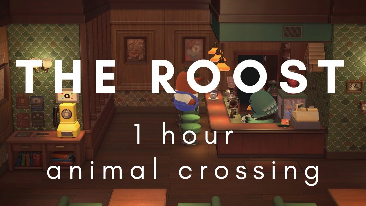 Relaxing Animal Crossing - the roost - brewster coffee shop - ambience ...