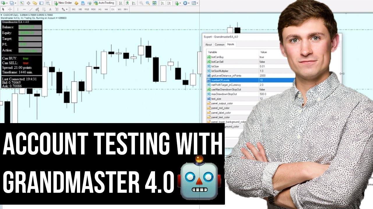 Trading with the Grandmaster 4.0 for 1 Month: MyFxBook Results! - YouTube