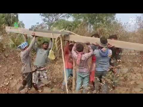 33_Kv_Line_Single_Pole_Erection_Kaise_Karte_Hain_बोहोत_ही_इंट्रेस्टिंग_वीडियो__Blog(360p) - YouTube
