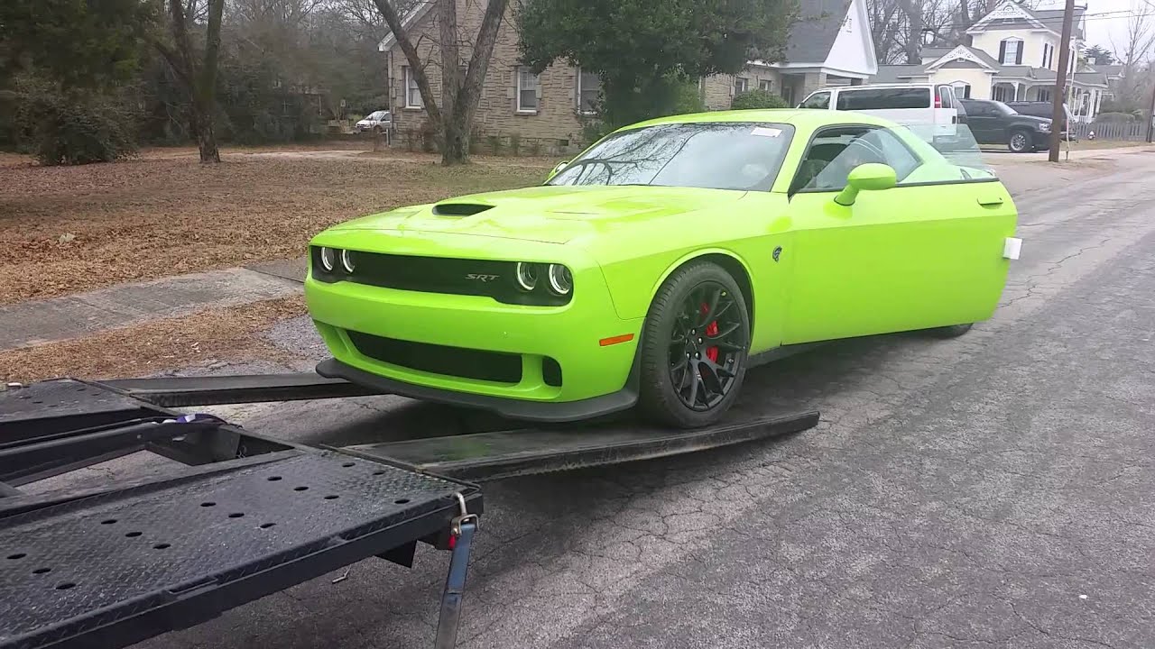 Challenger Hellcat Dealer delivery - YouTube