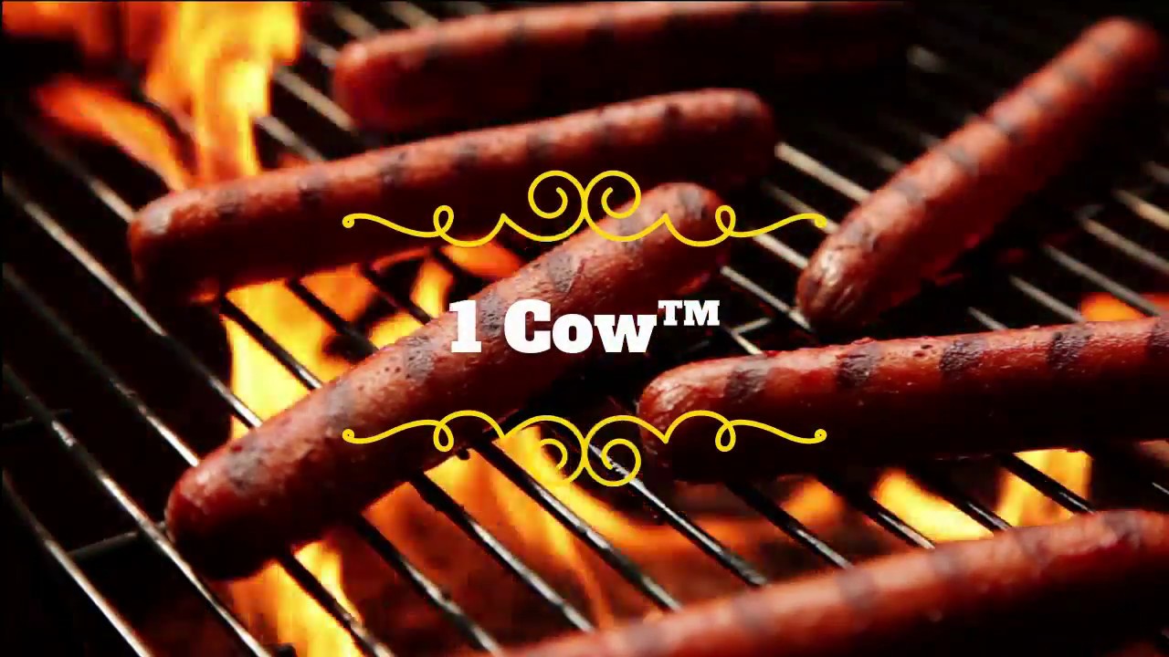 Nurture Ranch 1 Cow™ Grass Fed Hot Dogs - YouTube
