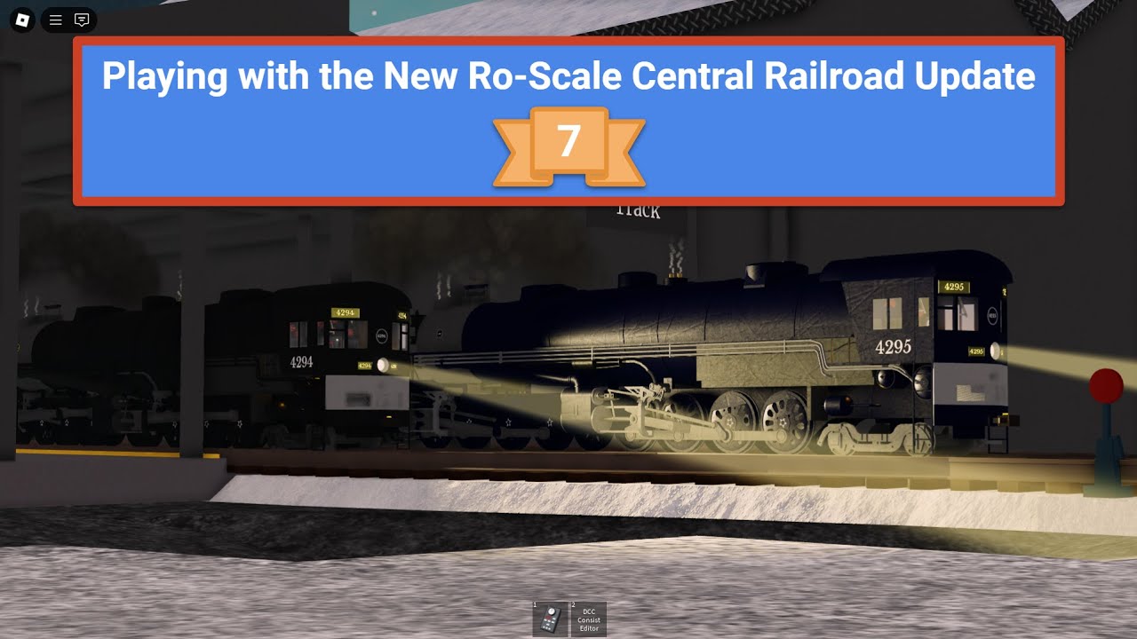 Playing with the New Ro Scale Central Railroad Update 7 - YouTube