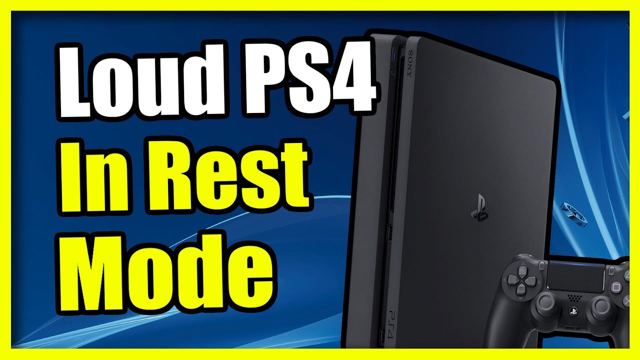 How to Stop your PS4 being so LOUD in Rest Mode - YouTube