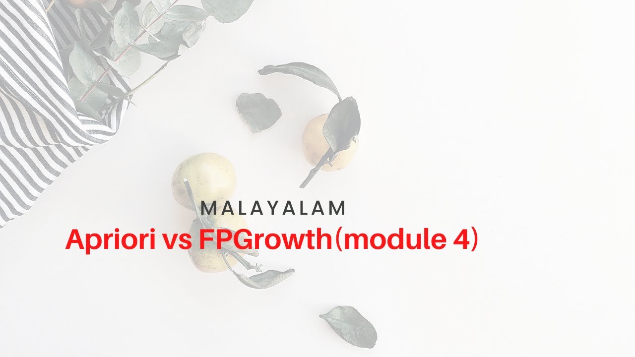 Apriori Vs Fpgrowth Youtube