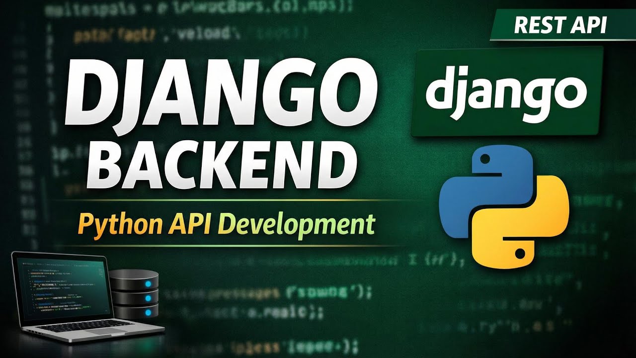 Django REST API Project | Python Backend Development🔥 | CRUD API - YouTube