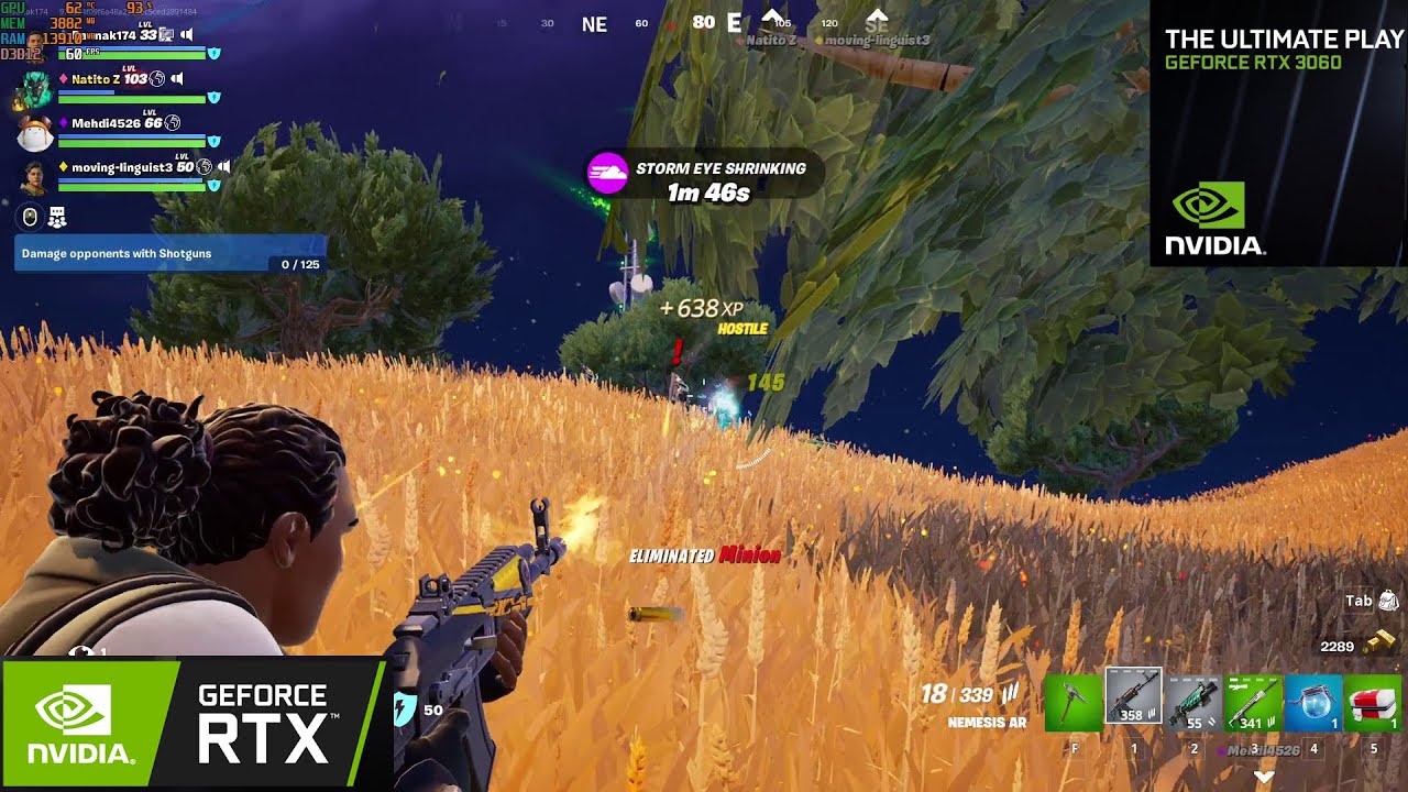 Fortnite RTX 3060 Gameplay - YouTube