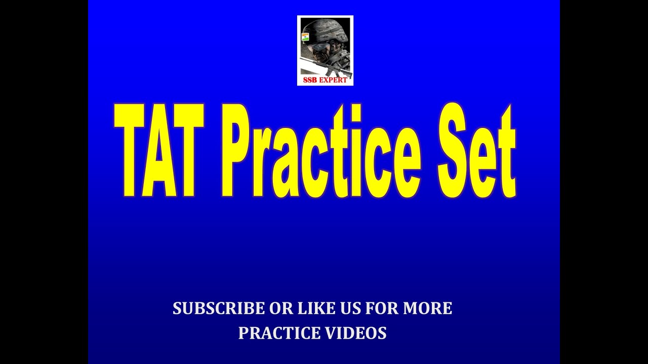Thematic Apperception Test in SSB Interview II TAT Practice Set For SSB ...
