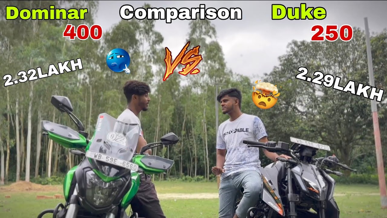 Dominar 400 VS Duke 250 Comparison 😱 || kon sab sa best ha - YouTube