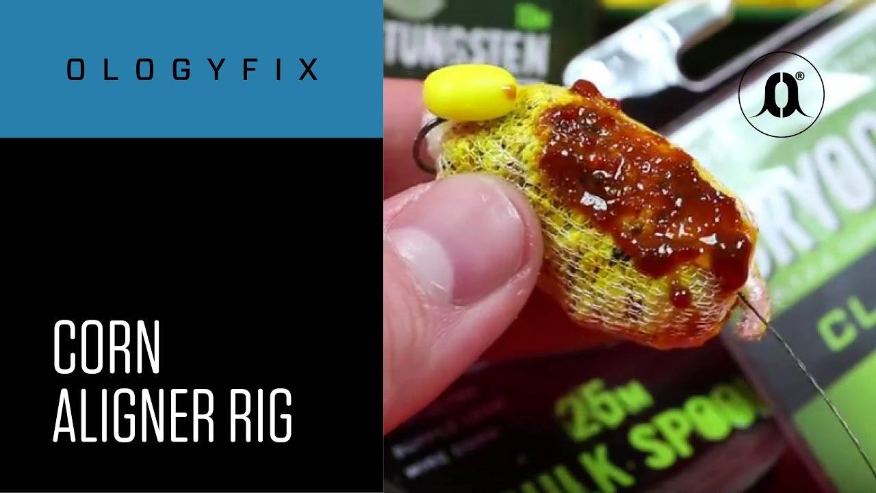 CARPologyTV - OlogyFix How to tie a corn-aligner rig - YouTube