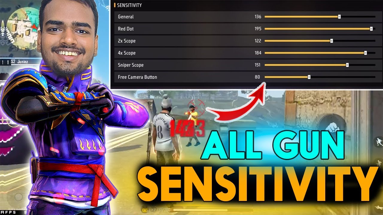 Best Free Fire PC Sensitivity Settings 2025 – No Recoil + One Tap ...