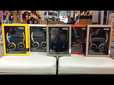 รีวิว หูฟัง Akg Y30 (K420 New Version) แบบมีไมค์ Mic Preview Review - YouTube