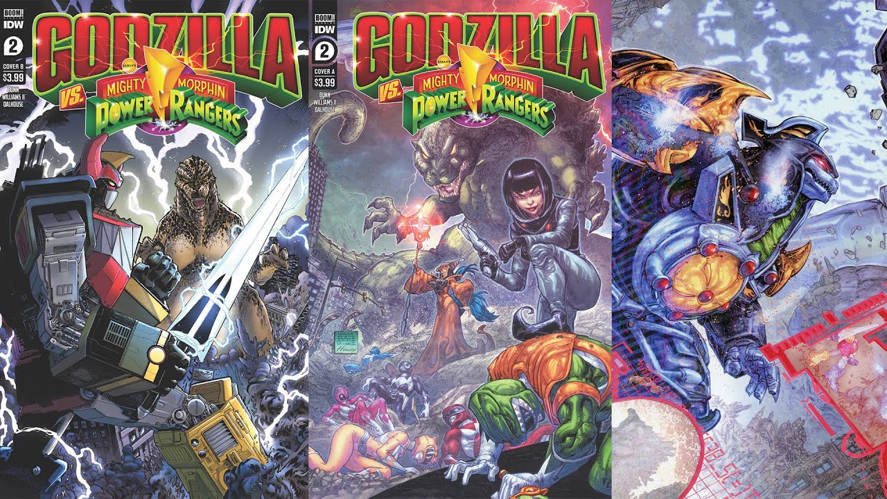 Godzilla vs. The Mighty Morphin Power Rangers #2 by BOOM! Studios & IDW ...