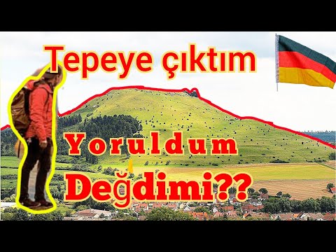 Almanyada Yaşadığım Kasabanın Simgesi Ipf Tepesini geziyorum, Wandern sie mit mir zum Ipf