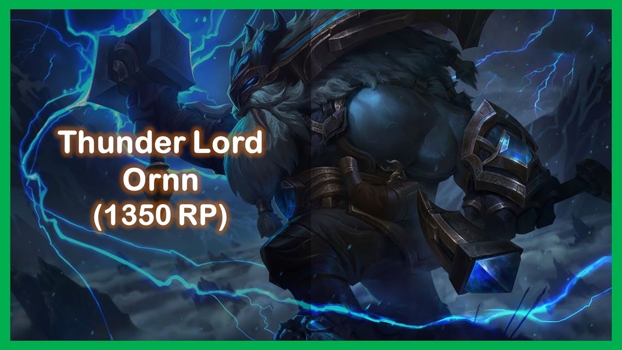Thunder Lord Ornn Skin - YouTube