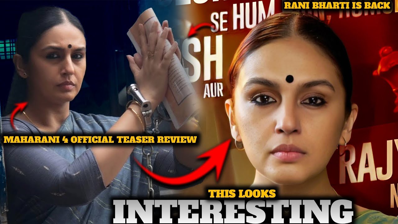 Maharani 4 Official Teaser Review|Maharani Season 4 Teaser Review|Huma ...