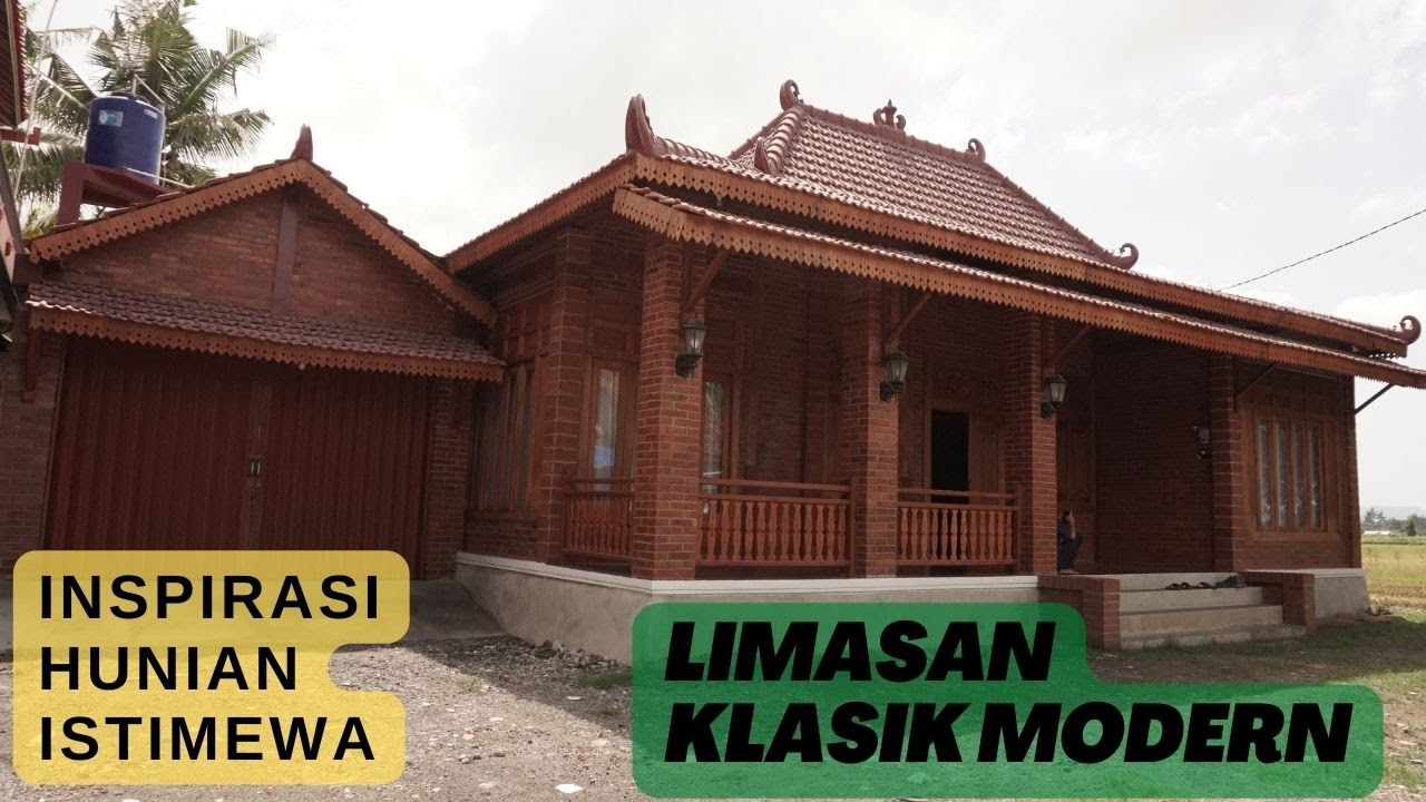 LIMASAN KLASIK MODERN FULL EKSTERIOR INTERIOR - YouTube