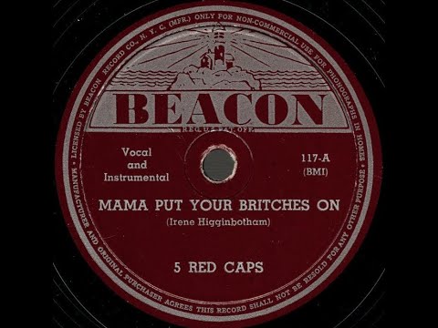 5 Red Caps "Mama Put Your Britches On" jukebox classic 78 rpm (1945 ...