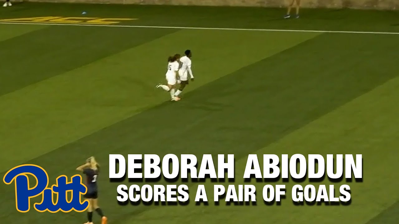 Deborah Abiodun Scores Two Goals Against Duquesne - YouTube