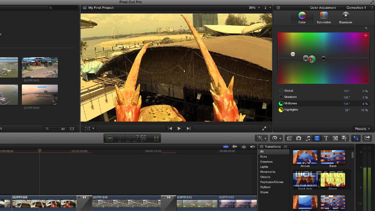 FCP X Basic Video Editing Tutorial pt. 6 of 6 - YouTube