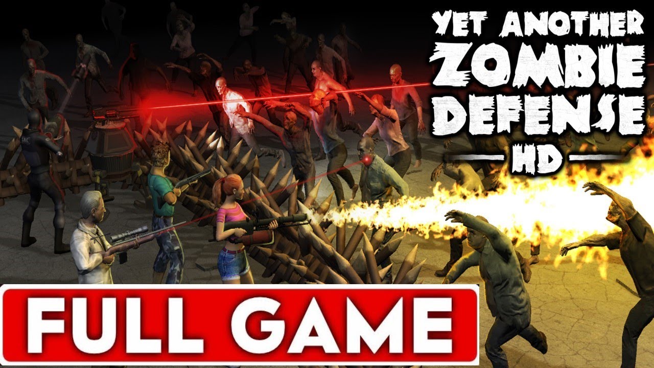 Yet Another Zombie Defense HD Full Game Walkthrough Longplay - YouTube