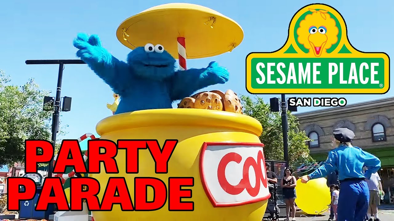 Sesame Street Party Parade | Sesame Place San Diego - YouTube