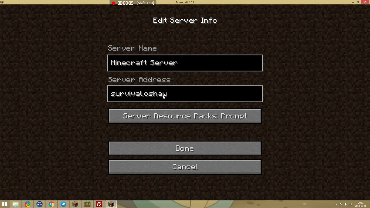 minecraft 1.13 polski serwer premium survival - YouTube