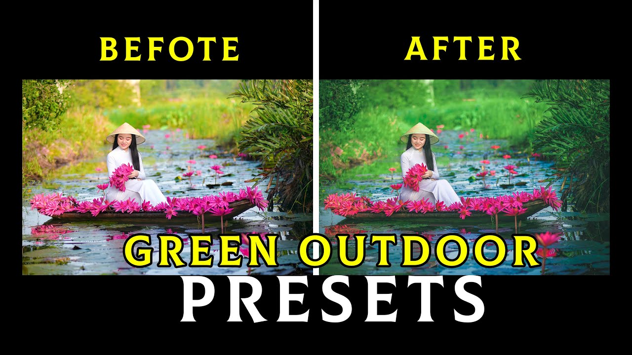 Photoshop Free Outdoor Presets || Green Outdoor Presets By It's 24 BD ...