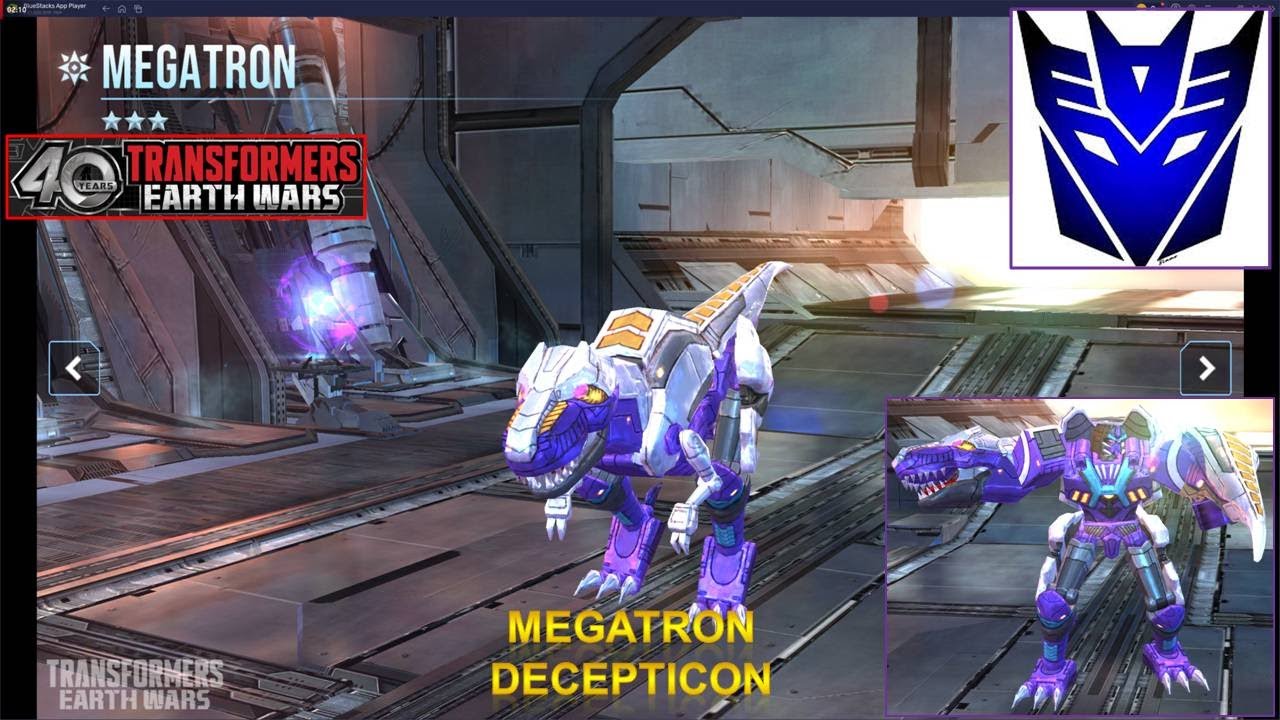 Transformers Earth Wars - Unlock Decepticon T-REX MEGATRON (3 STAR) and ...
