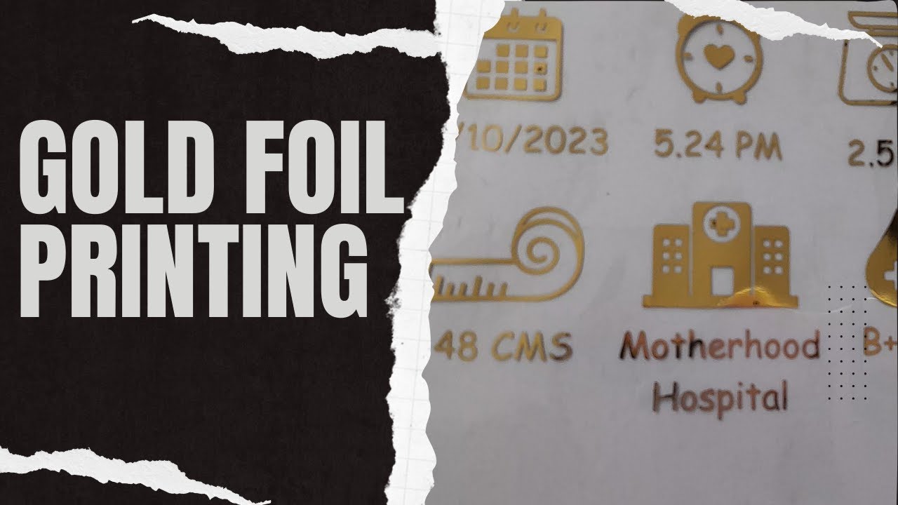 digital gold foil printing machine| digital foil printer for paper ...