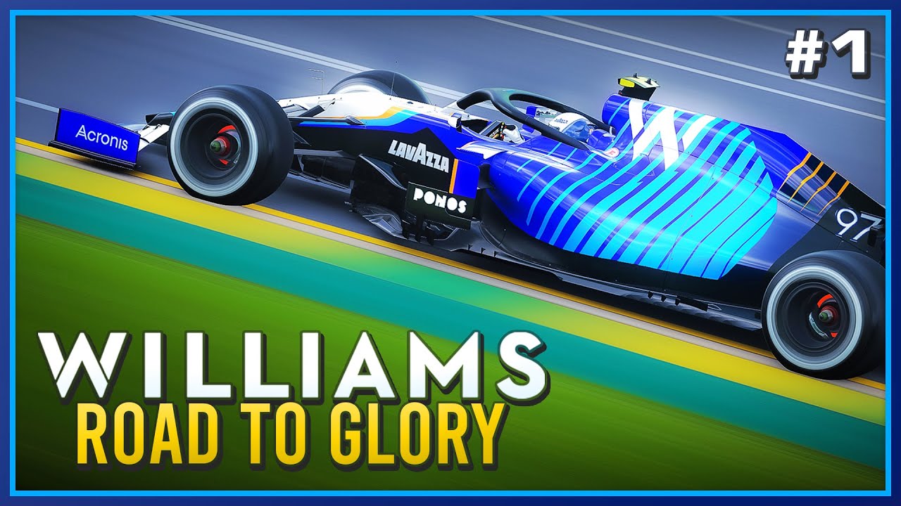 THIS IS OUR YEAR 💙 F1 2021 Williams Road To Glory Part 23 (110% AI ...