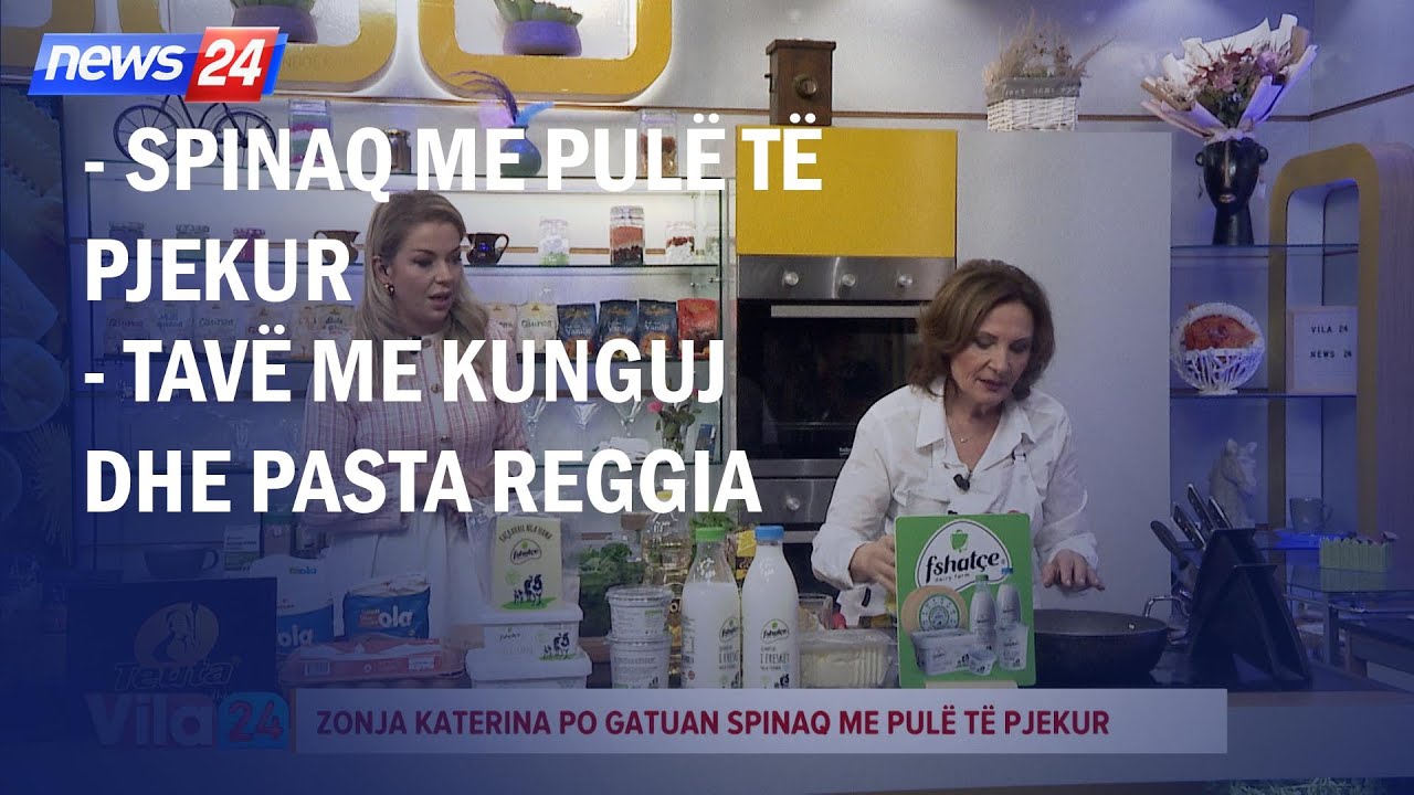 Spinaq me pulë të pjekur 🥗🍗 / Tavë me kunguj dhe pasta Reggia 🍝🥒 ...