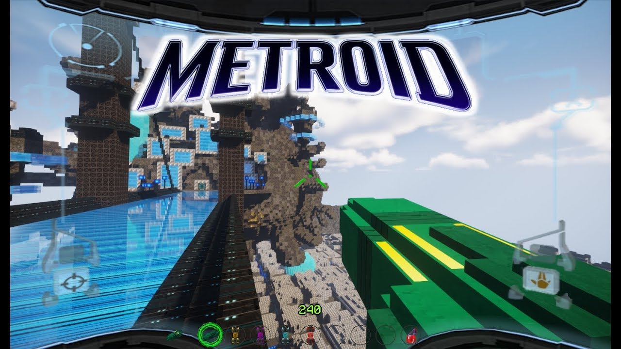 Metroid Beams in Minecraft - YouTube