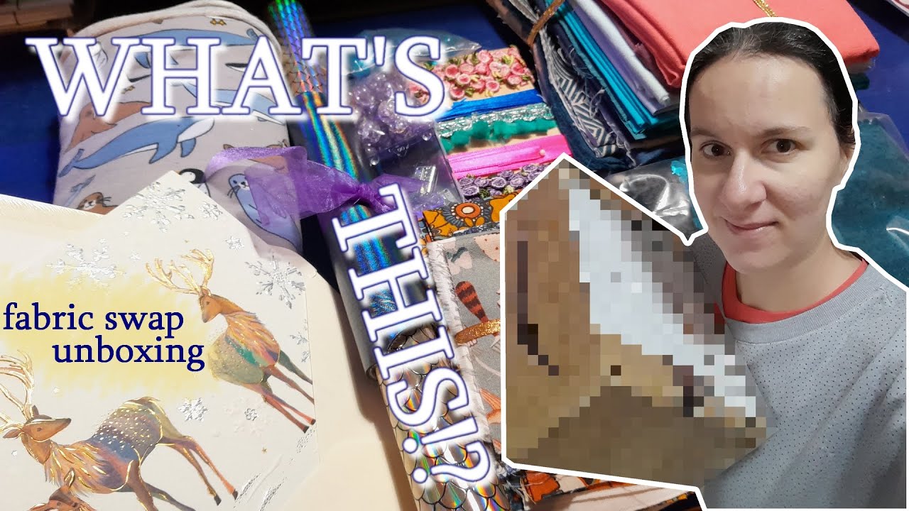 Winter Fabric Stash Swap Unboxing: a box of craftsy goodies thanks to ...