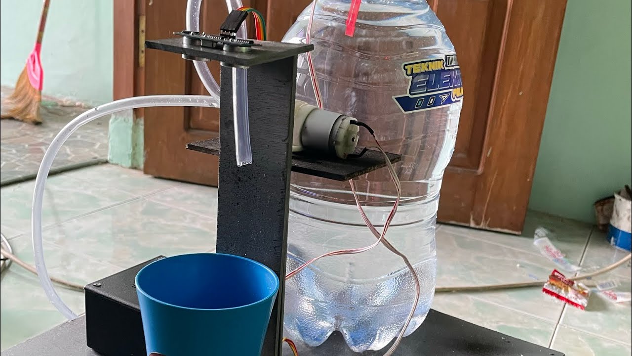 Projek Pengisi Air Otomatis, Menggunakan 3 Sensor, - YouTube