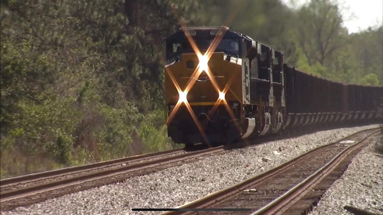 CSX 8908 Leads E013 through (Hatley GA) at 60MPH 03/30/23 - YouTube