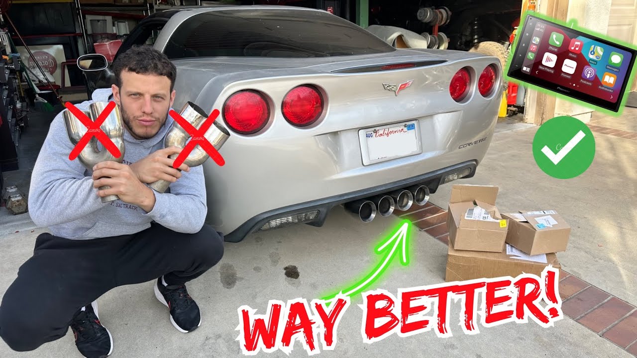 BRINGING THIS $8000 C6 CORVETTE BACK TO LIFE GETS SOME EXHAUST TIPS ...