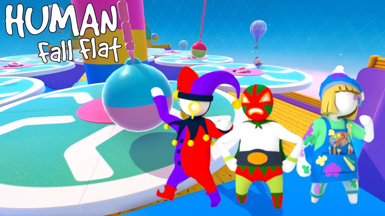 Fall Guys Level In Human Fall Flat - #gameplay - YouTube