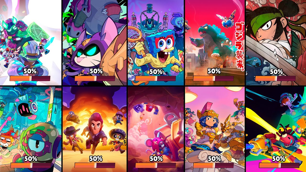 All Loading Screen Evolution in the Brawl Stars (2017 - October 2024 ...