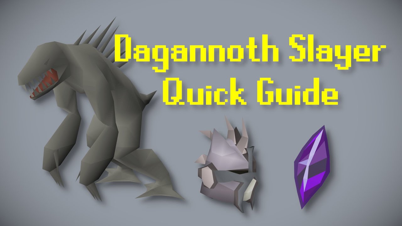 Dagannoth Slayer Quick Guide - YouTube
