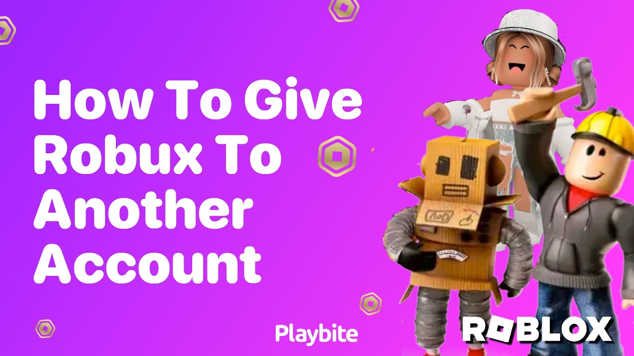 Here’s how you can gift people robux on Roblox super easily! - YouTube