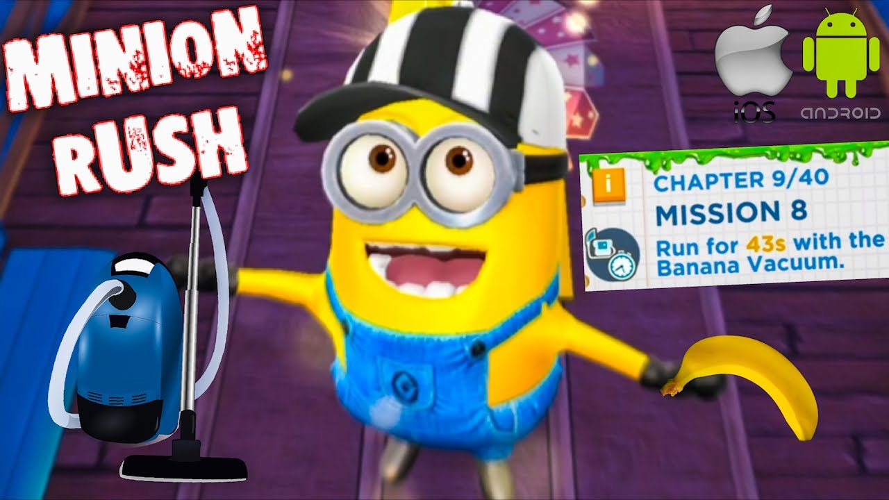 Minion Rush - Run for 43s with the Banana Vacuum. - YouTube